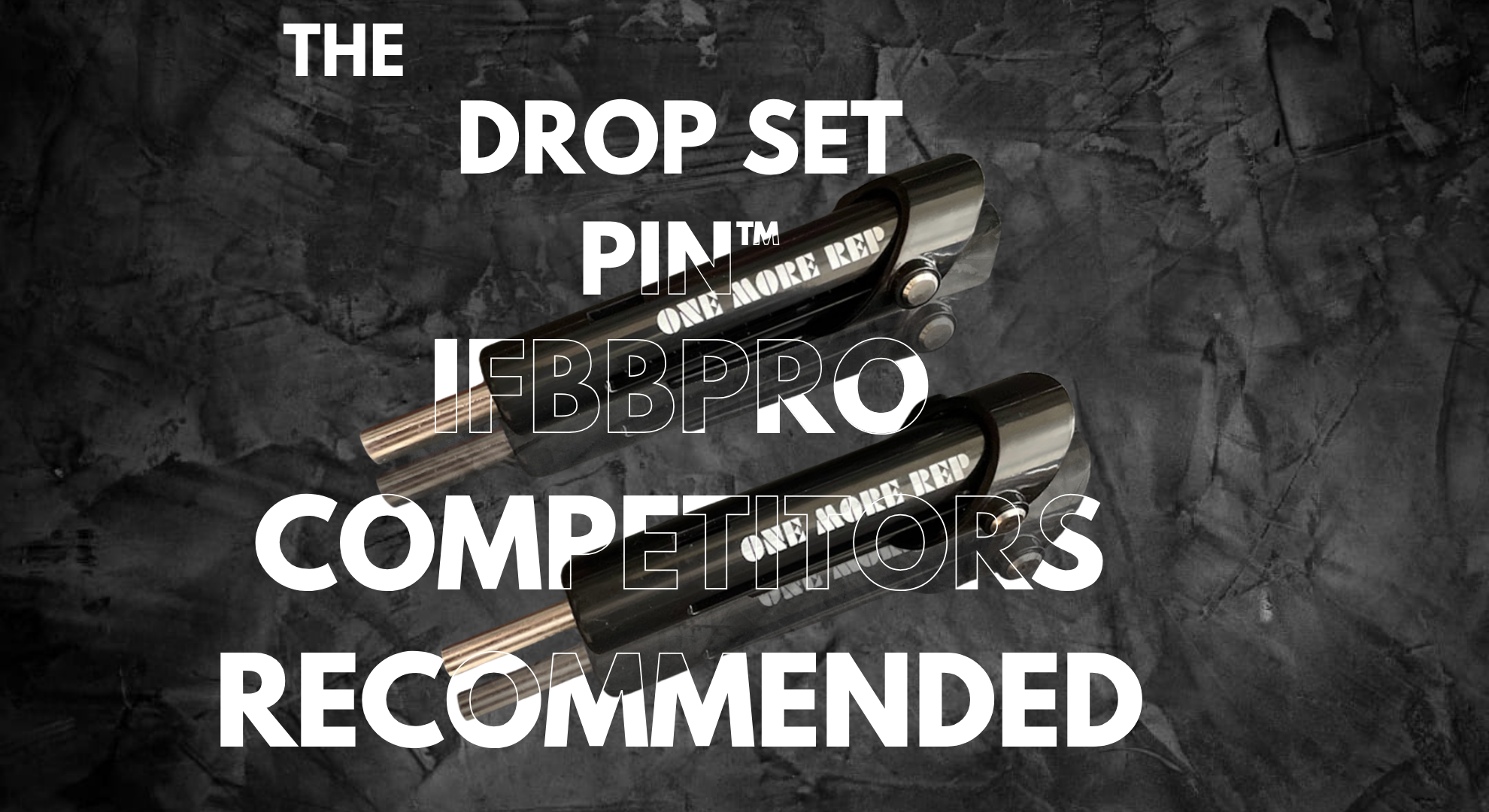 One More Rep™ Drop Set Pin - Your Workout Performance Pin For Drop set ...